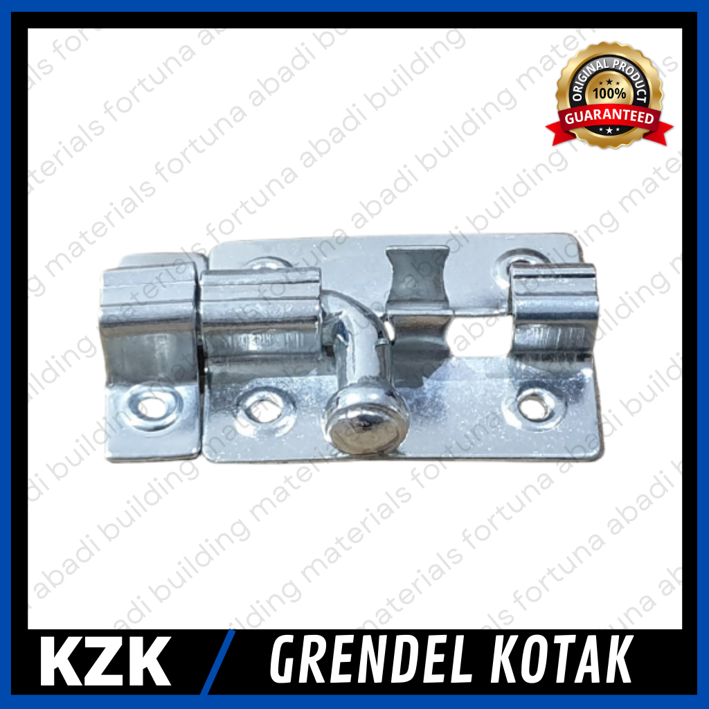Jual Grendel Pintu KZK Kotak 2" 3" inch Slot Pintu | Shopee Indonesia