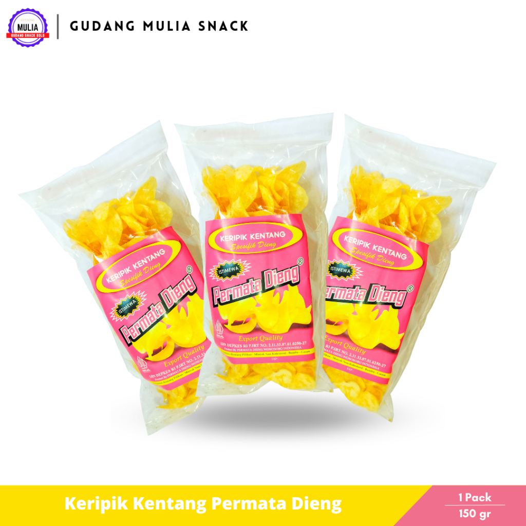 Jual Keripik Kentang Permata Dieng | Shopee Indonesia