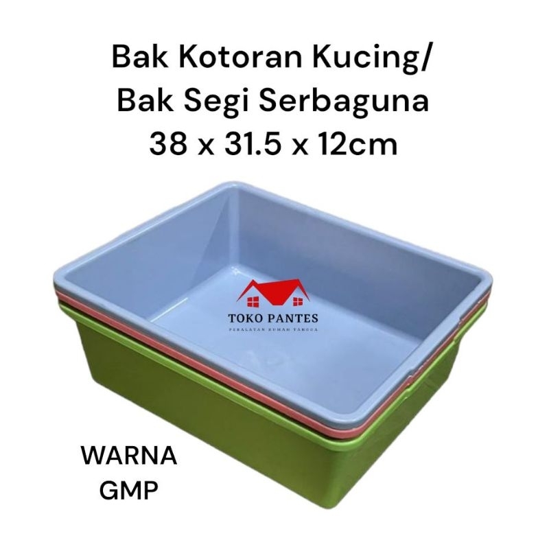 Jual BAK TAHU SEGI Baskom Pasir Kotoran Kucing Ulat Jerman Wadah ...