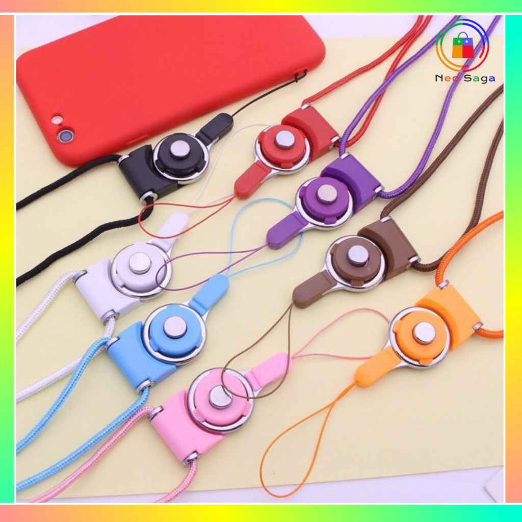 Jual Kalung Tali 2in1 Gantungan HP Bisa gantung leher Nametag Flashdisk ...