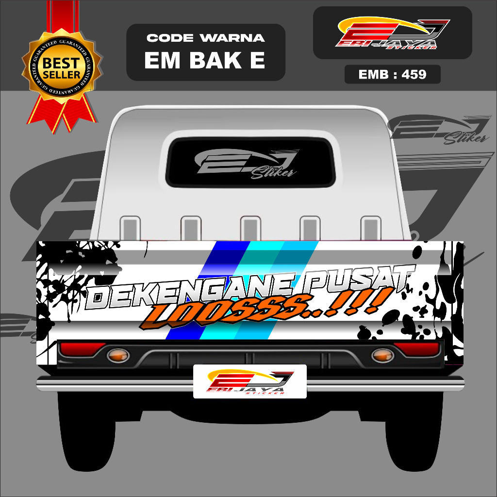 Jual STIKER PICK UP DEKENGAN PUSAT BAK BELAKANG-STIKER DECAL SIAP PAKAI ...