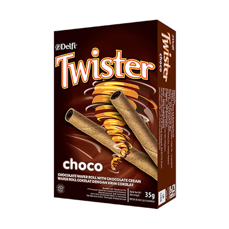 Jual DELFI TWISTER 35GR 1 PACK ISI 24 | CHOCOLATE BLACK VANILLA ...