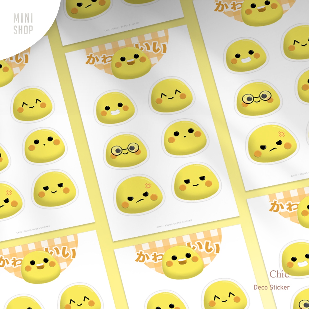 Jual Chic sticker sheet - ( deco dekorasi / aesthetic aestetik / chic ...