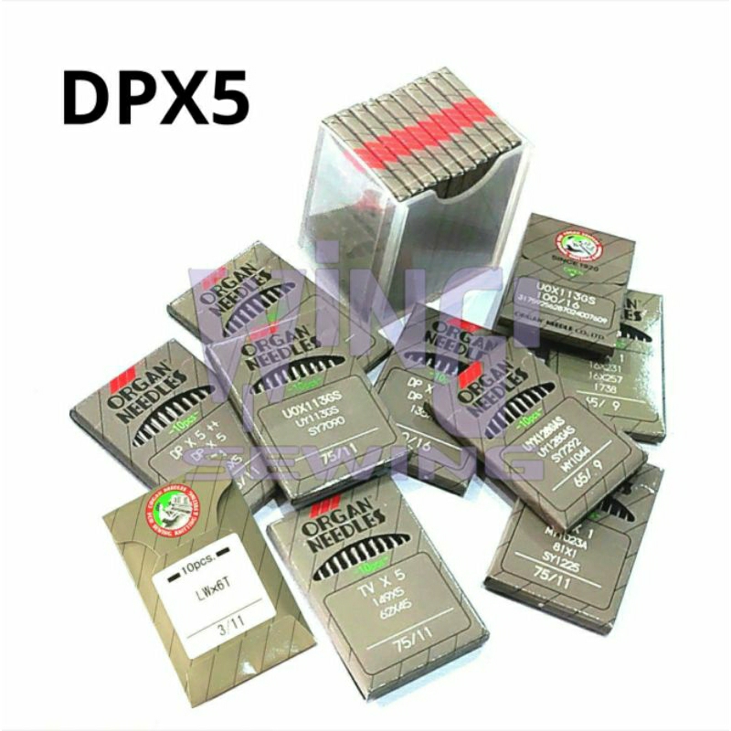 Jual DPX5 ORGAN NEEDLES Jarum Mesin Jahit Industri Lubang Kancing | Shopee Indonesia