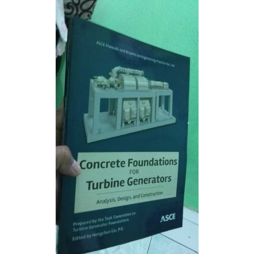 Jual Concrete Foundations for Turbine Generators: Analysis, Design ...