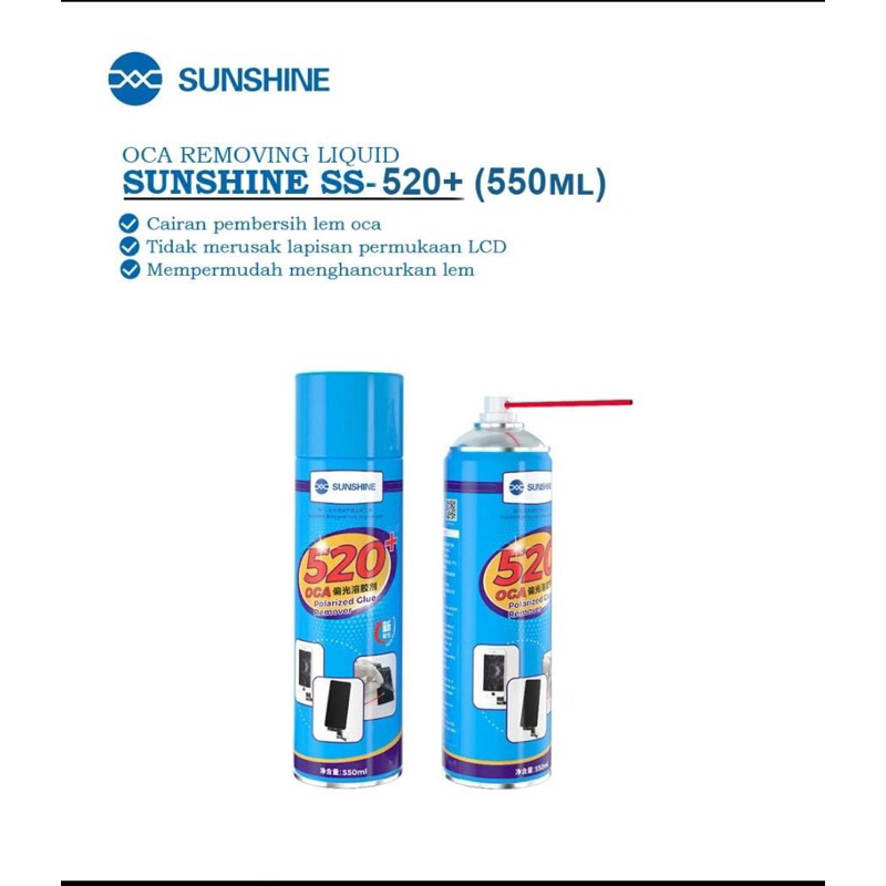 Jual Cairan Pembersih Lem Oca Sunshine SS-520+ (550ml) | Shopee Indonesia