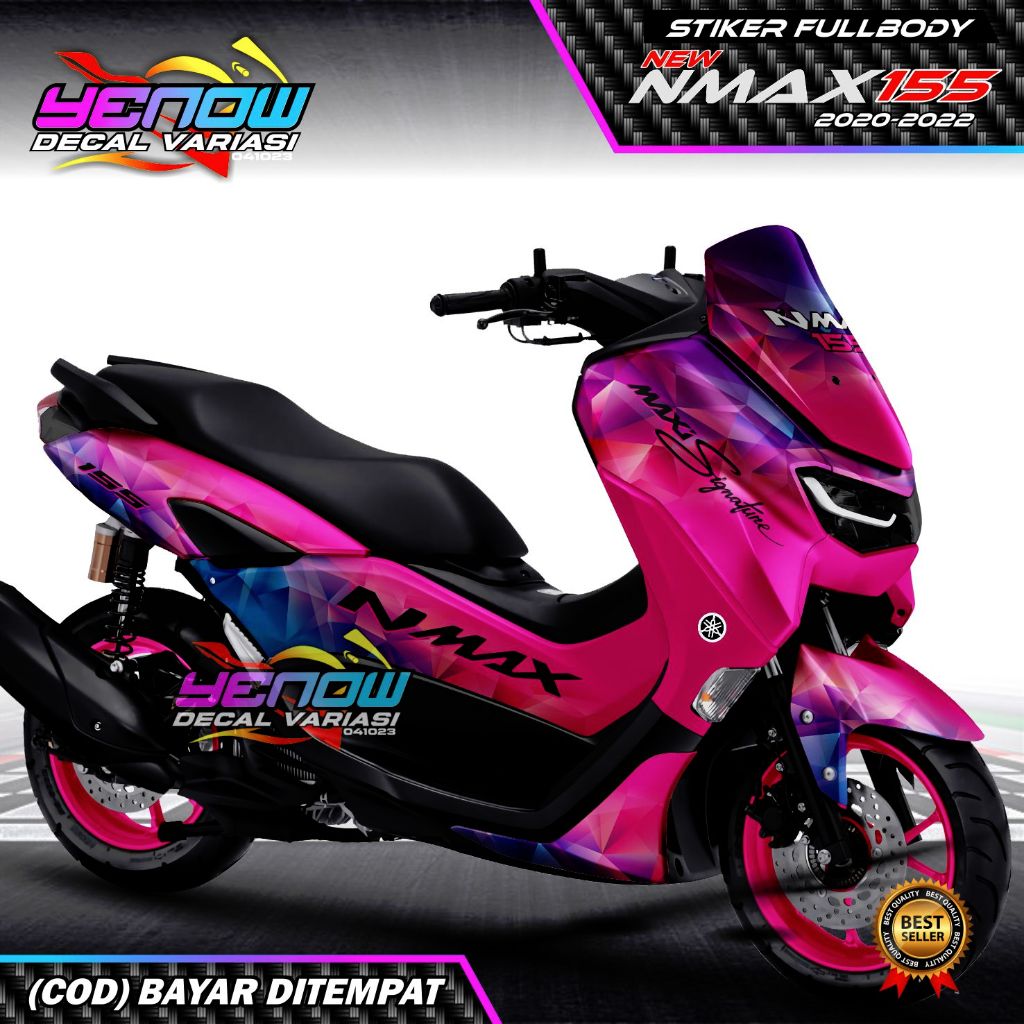 Jual Decal Nmax New 155 Stiker Fullbody / Skotlet Variasi Abstrax2 ...