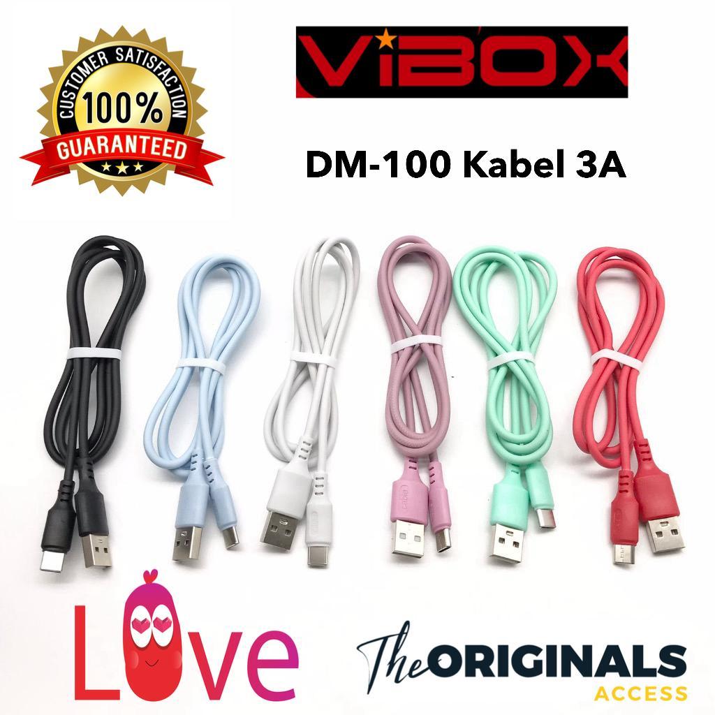 Jual Kabel Data Love Vibox DM-100 3A Fast Charging Micro USB / Type C ...