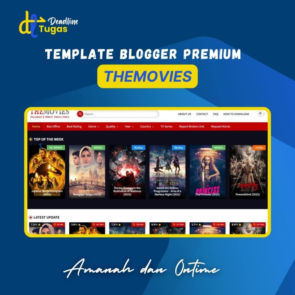 Jual Template Blogger Premium Themovies Download & Watch Online | Shopee Indonesia