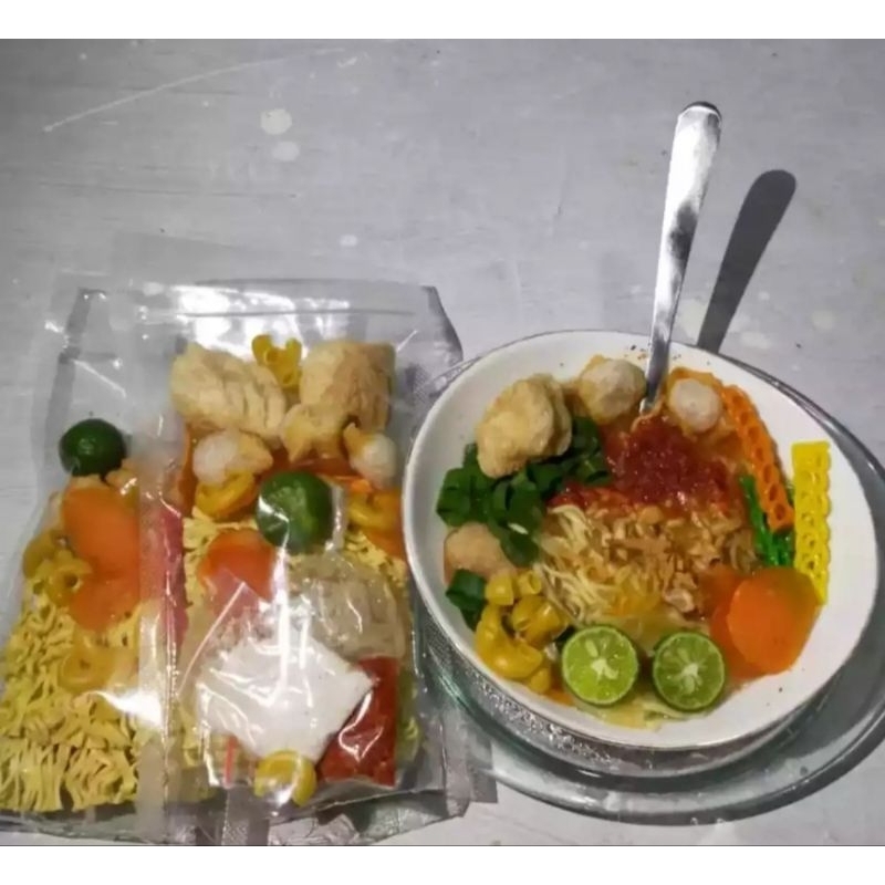 Jual paket 1 bungkus seblak instan neng Firli enak gurih pedas | Shopee ...