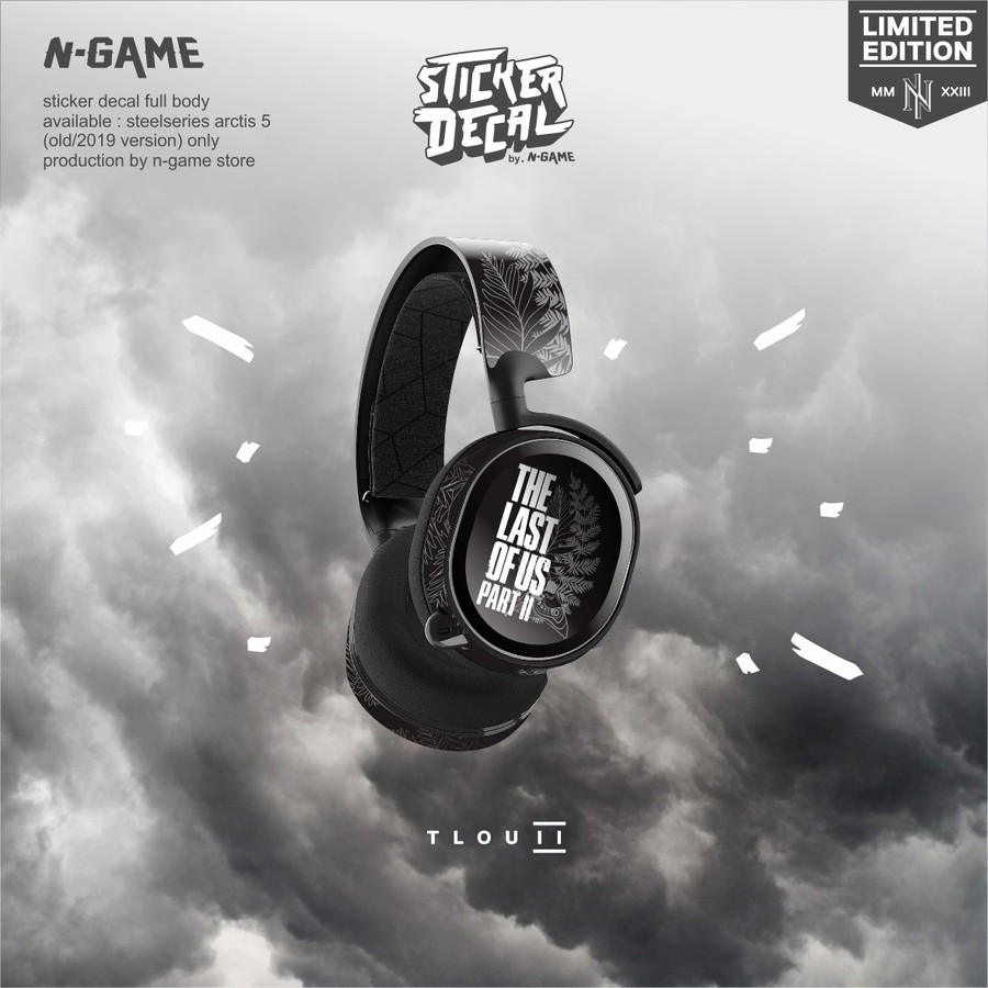 Jual Sticker Decal/Skin Protector Steelseries Arctis The Last Of Us ...