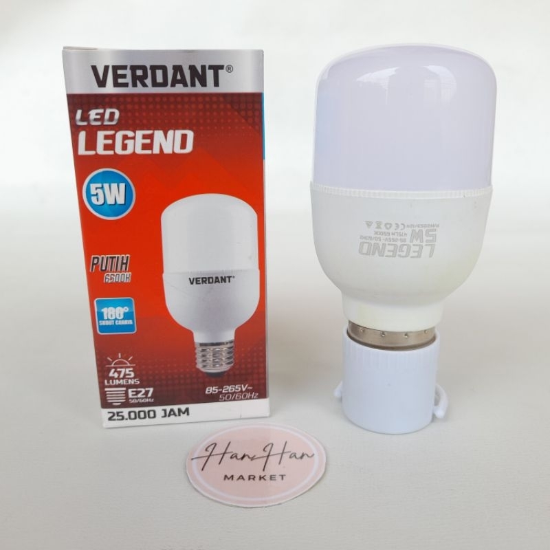 Jual Lampu LED VERDANT LEGEND 5 Watt Jumbo | Shopee Indonesia