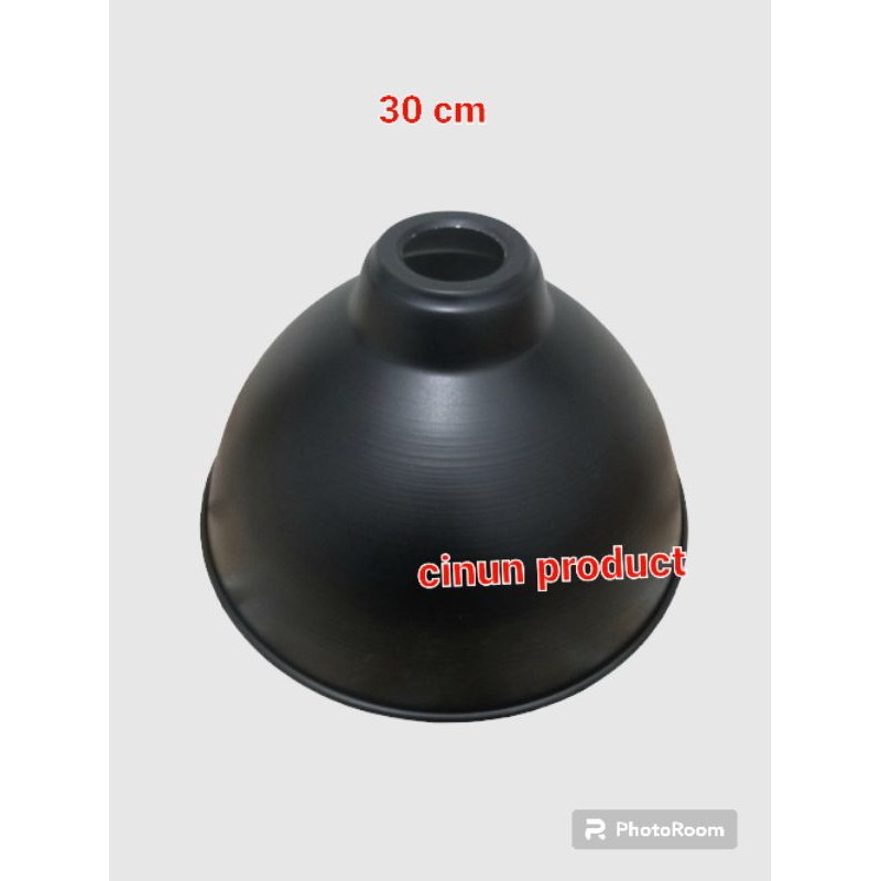 Jual kap lampu gantung industri alumunium 30 cm kap saja | Shopee Indonesia