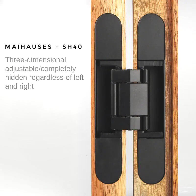 Jual Door Hinge Invisiblle Hidden Engsel Pintu Hitam Silver Black ...