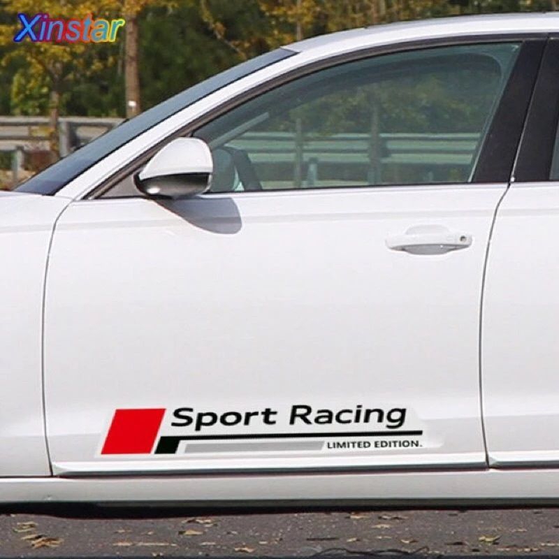 Jual STICKER MOBIL SPORT RACING PINTU , KACA MOBIL UKURAN 60Cm | Shopee ...