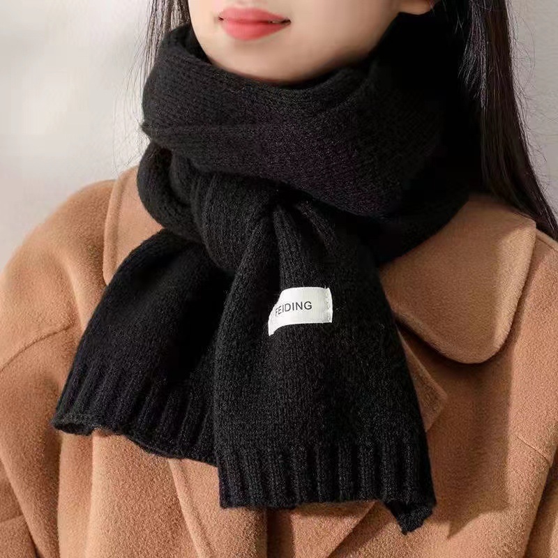 Jual Syal Rajut Knitted Houndstooth Scarf Leher Unisex Pria Wanita ...