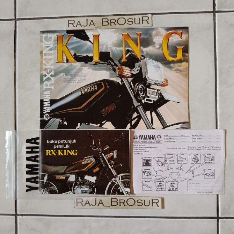 Jual Buku petunjuk pemilik/Kartu pemeriksaan awal/Manual book + Poster brosur katalog leaflet ...