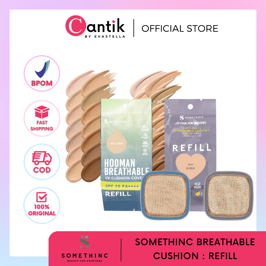Jual CANTIK - [REFILL] SOMETHINC COPY PASTE & HOOMAN Breathable UV ...