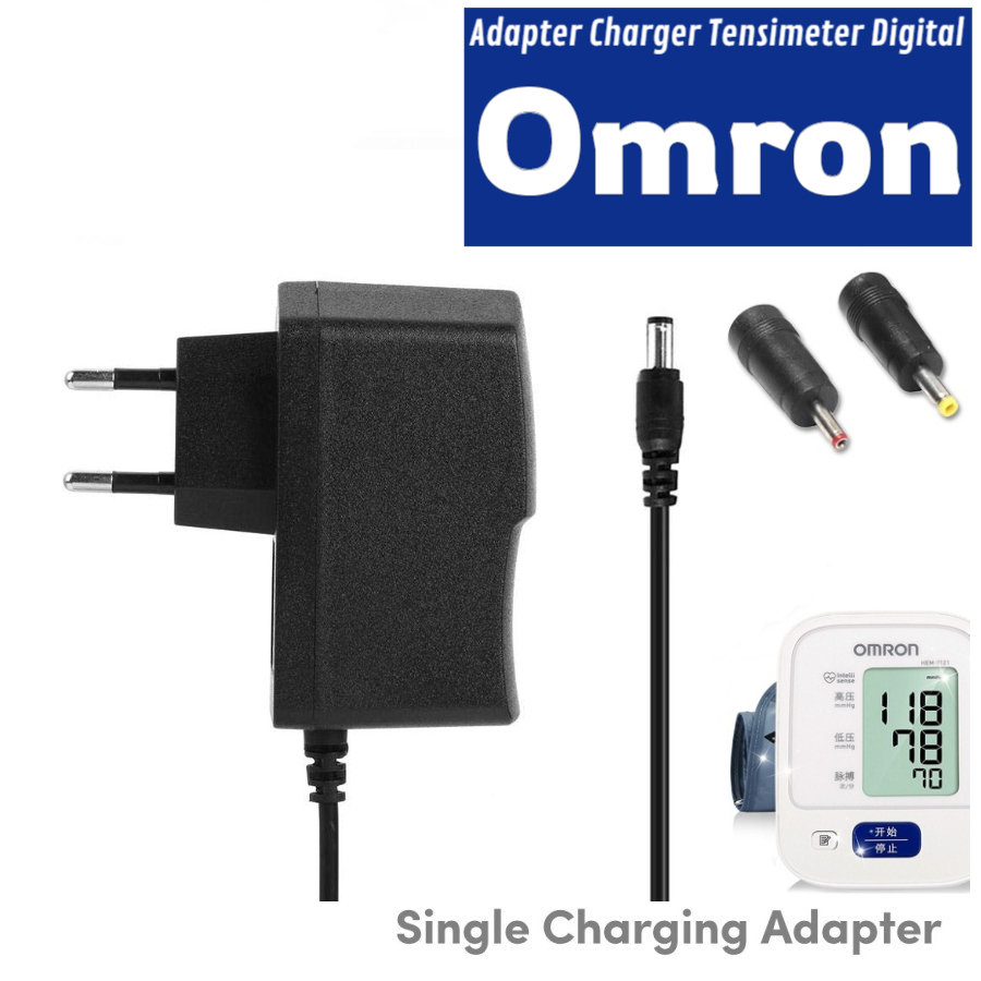 Jual Charger Adaptor Omron Tensimeter Digital Tensi 6V Adapter | Shopee Indonesia