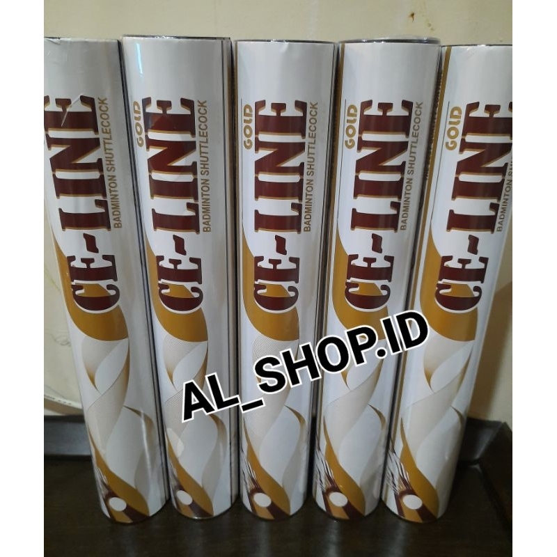 Jual SHUTTLECOCK CE-LINE GOLD | Shopee Indonesia