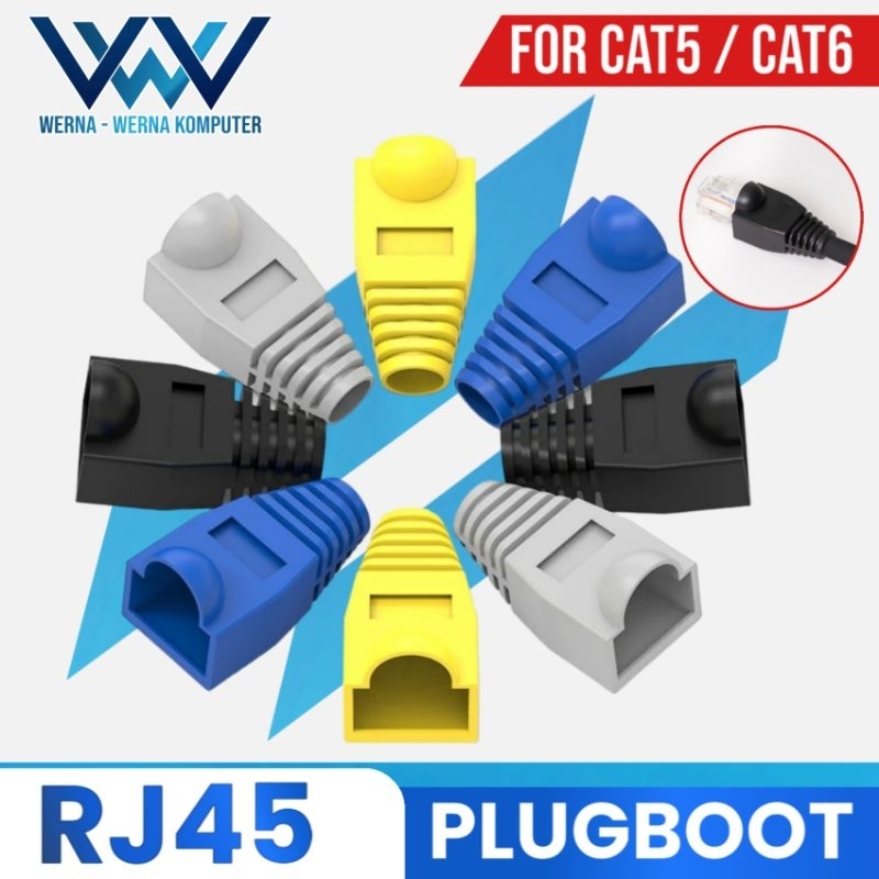 Jual PLUGBOOT UTP RJ45 KARET KONEKTOR / PLUG BOOT PELINDUNG RJ 45 HARGA ...