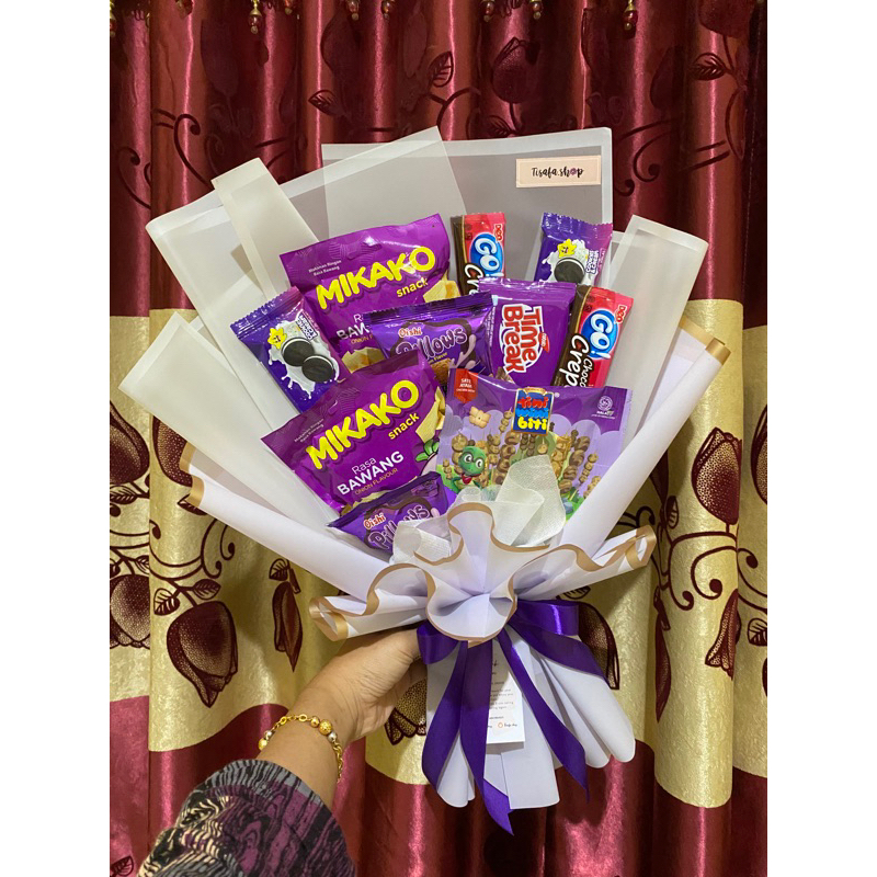 Jual Bucket (buket) jajan / bucket snack / bouquet request sesuai ...