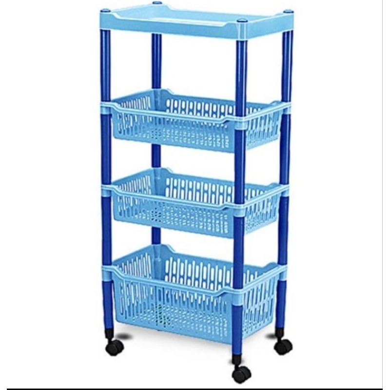 Jual Rak Roda Susun 4 LION STAR Rak Salon Serbaguna Plastik | Shopee ...