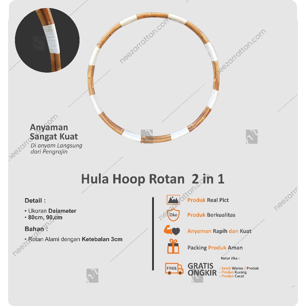 Jual Hula Hoop hulahoop hulahop holahop Rotan 2 in 1 & 3 in 1 | Shopee Indonesia