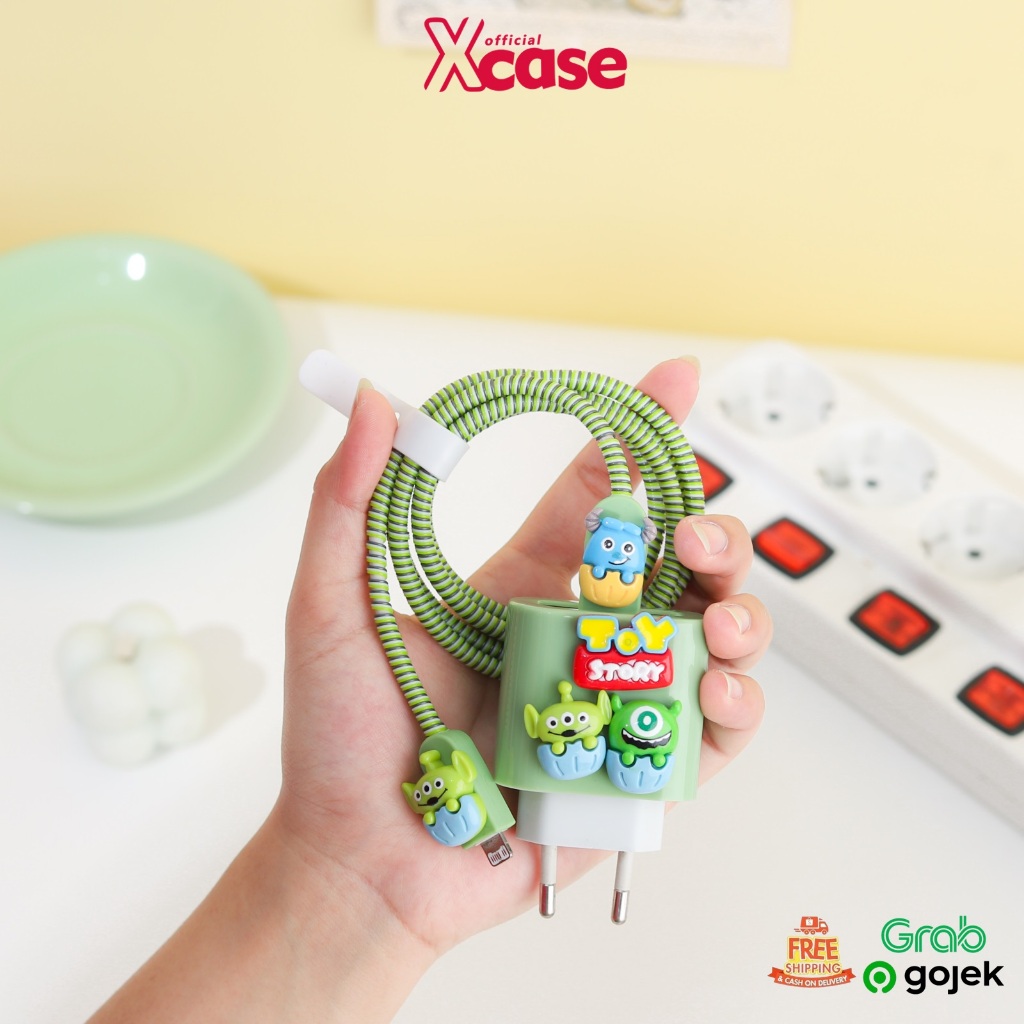 Jual 1 Set 5 PCS Cable & Charger Head Cover Package For iPhone 20W ...