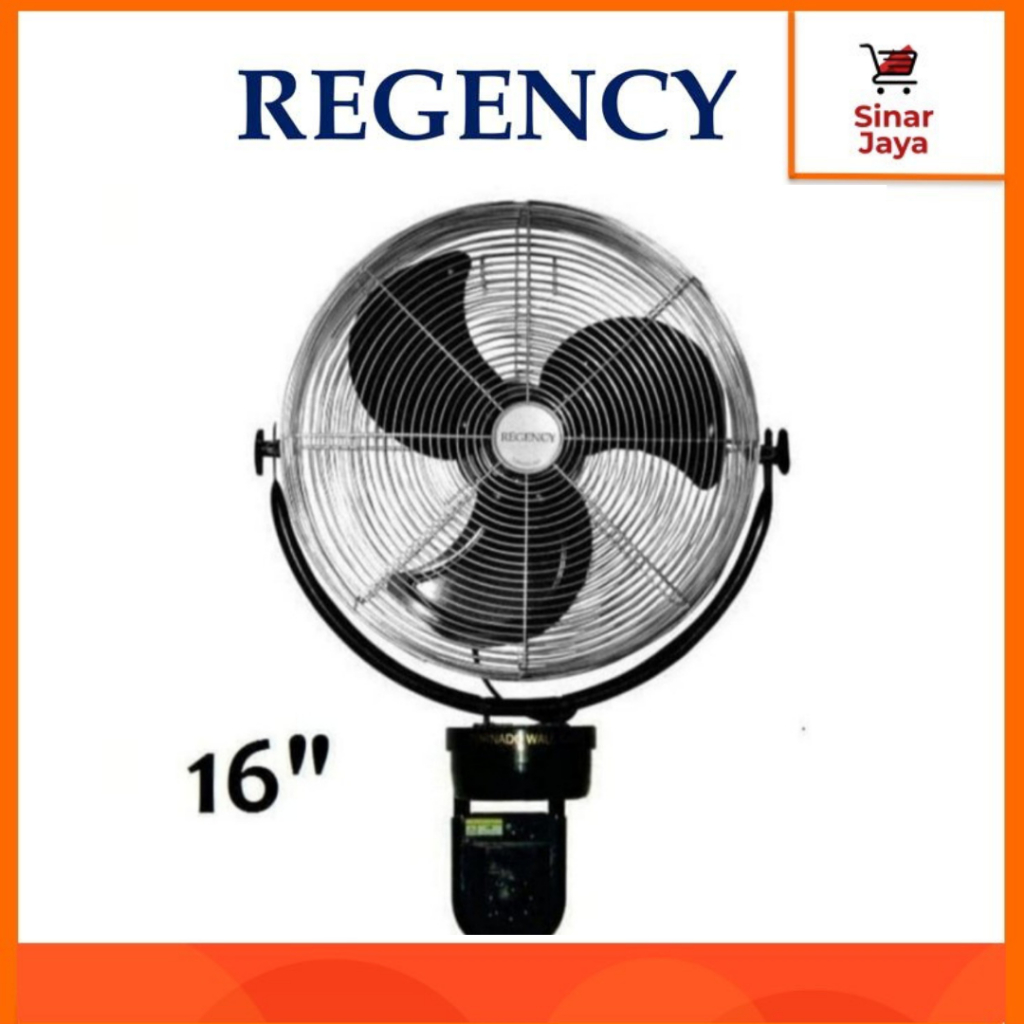 Jual REGENCY TW-16 Wall Fan / Kipas Angin Dinding Besi 16 Inci (Tornado ...