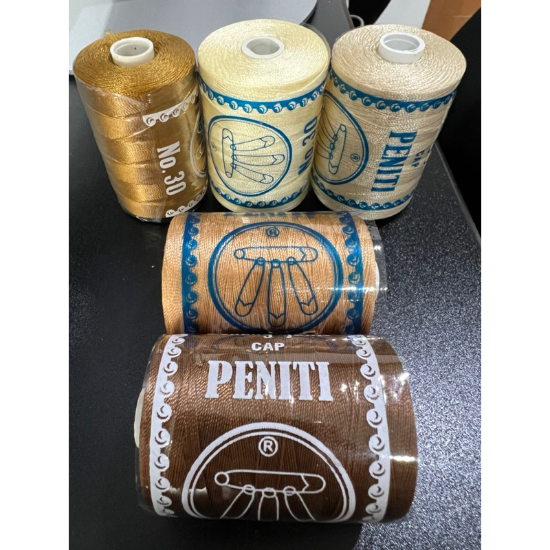 Jual Benang Nylon/Benang Peniti No 30/Cap Peniti (1 pack isi 10 roll ...