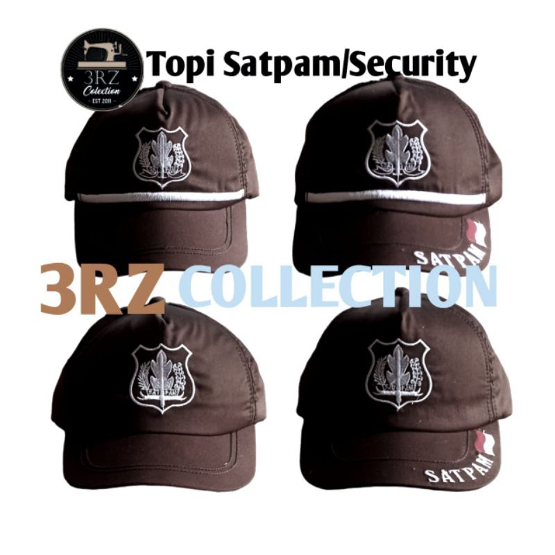 Jual Topi Satpam Coklat Terbaru Topi Security Paling Anyar | Shopee ...