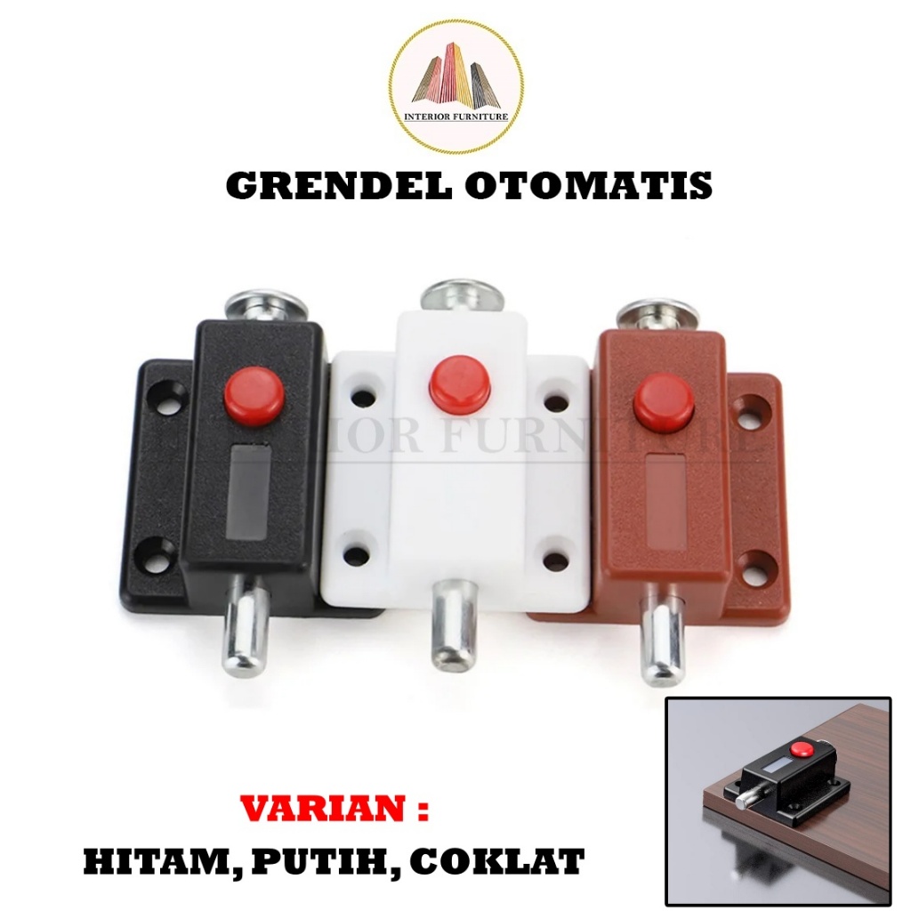 Jual Grendel Tekan / Grendel Otomatis Slot Pintu Otomatis | Shopee ...