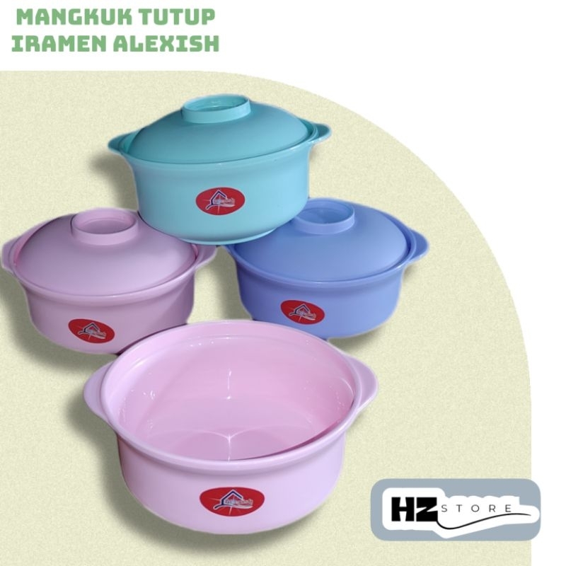 Jual Mangkuk Plastik Tutup/Mangkuk Sup/Mangkuk Plastik Warna Iramen ...
