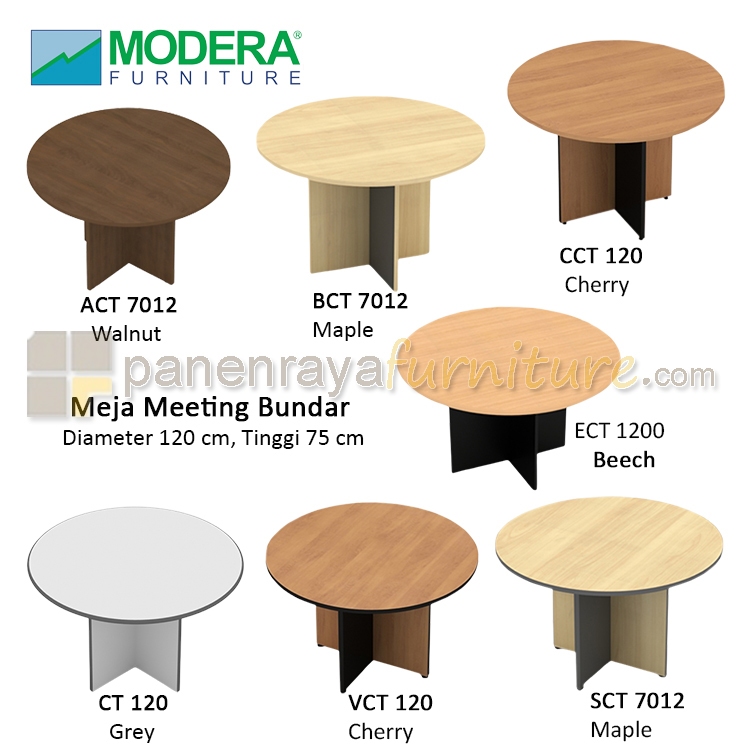 Jual Modera Meja Meeting Bulat ACT 7012 BCT 7012 CCT 120 CT 120 ECT ...