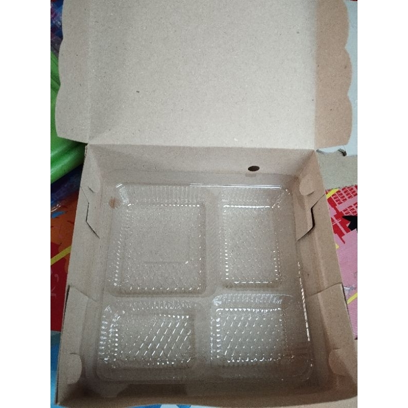 Jual Kotak Nasi + Mika, Kardus Nasi, Box Nasi ukuran R8 R10 R11 ...
