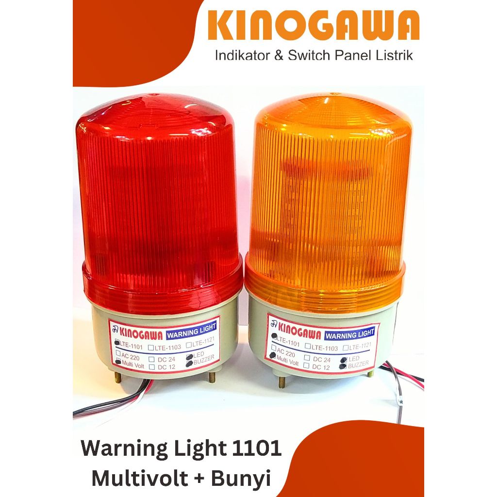 Jual Lampu Multi Volt LED + Bunyi 4inch - Lampu Proyek - Lampu putar ...