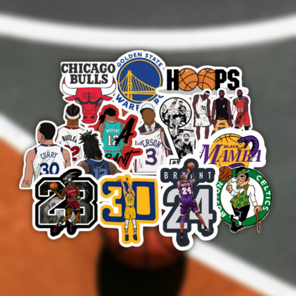 Jual (Part 2) Sticker NBA Edition Waterproof | Stiker Koper | Stiker ...