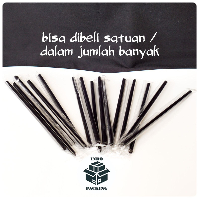 Jual (isi 500) Sedotan Plastik Sekali Pakai / Steril / 20cm / Sedotan ...