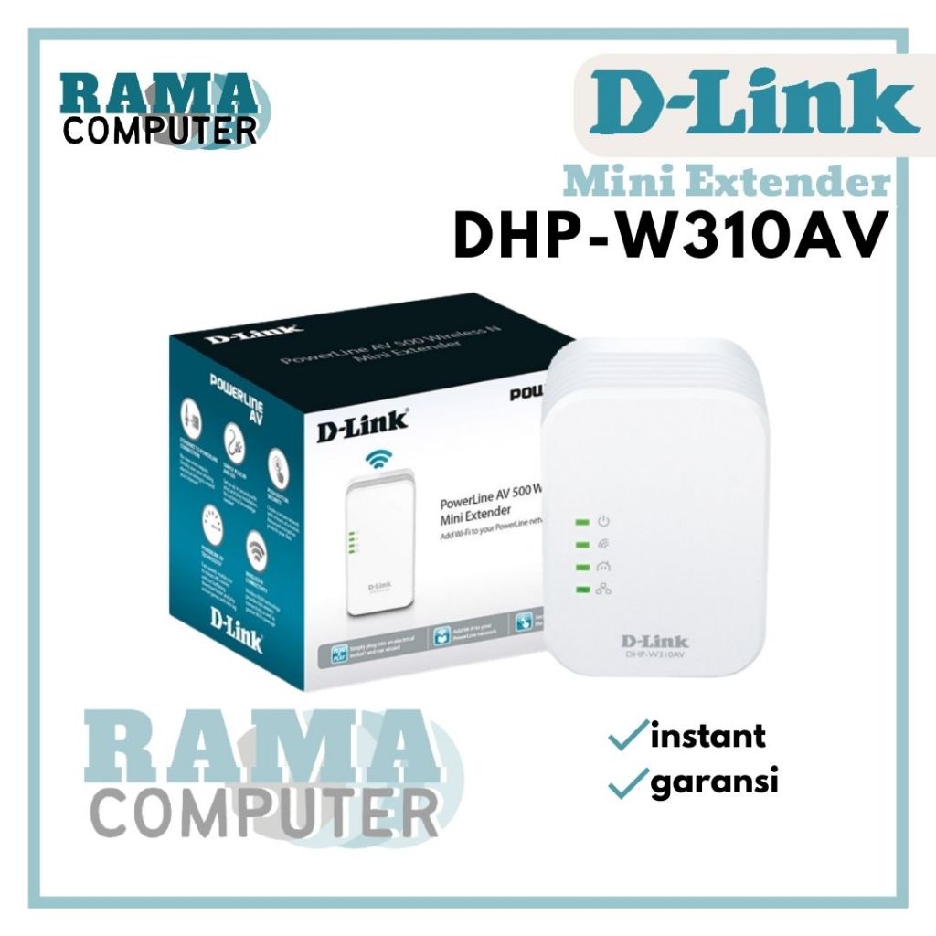 Jual D-Link DHP-W310AV Powerline AV500 Wireless N300 Mini Extende | Shopee Indonesia