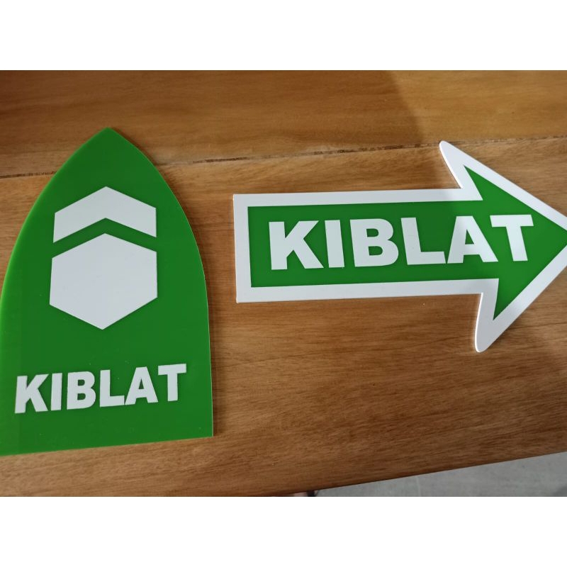 Jual Sign Tanda Arah Kiblat Akrilik | Shopee Indonesia