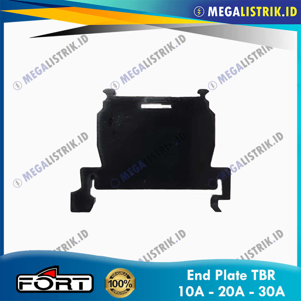 Jual FORT END PLATE TBR-10A 20A 30A / COVER TERMINAL BLOCK / BLOK MODEL ...