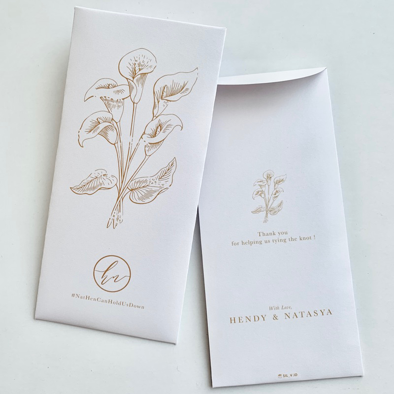 Jual Calla Lilies ( Angpao sangjit - Custom Angpao - Angpao Wedding ...