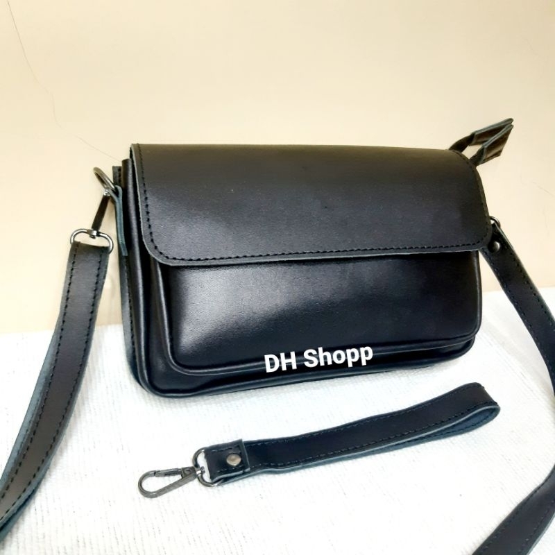 Jual Hand bag kulit Asli pria original 100% tas Multifungsi | Shopee ...