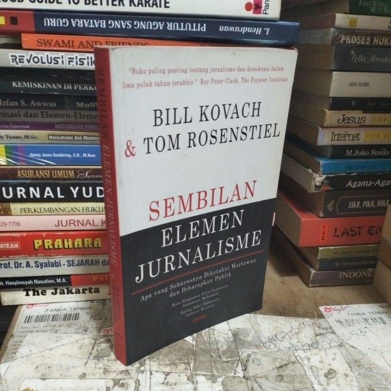 Jual SEMBILAN ELEMEN JURNALISME by Bill Kovach | Shopee Indonesia