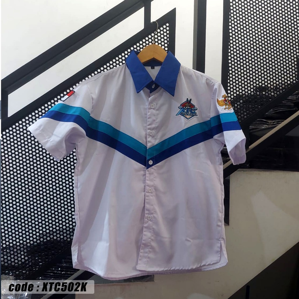 Jual Kemeja Polet White XTC502K XTC INDONESIA Berlabel Resmi | Shopee ...