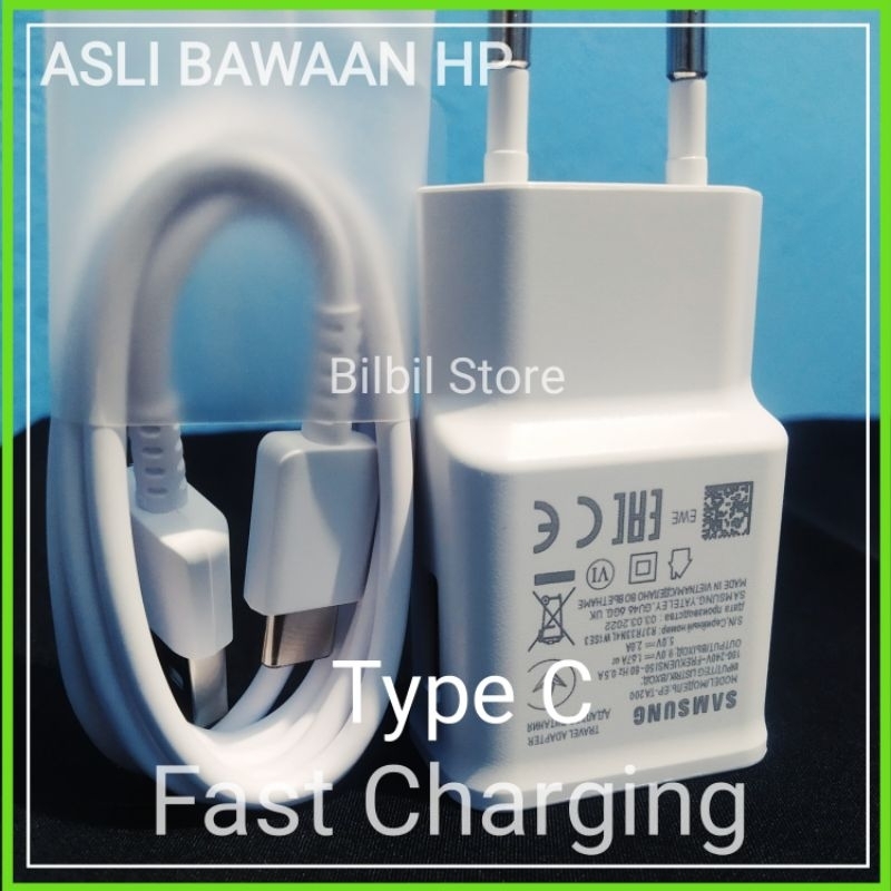 Jual CHARGER SAMSUNGg TYPE C ORIGINAL100% BAWAAN HP A11/A12 / A30/A30S ...
