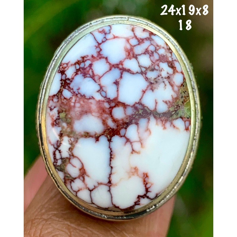 Jual Cincin Batu Akik Natural Pirus Putih (asli alam) | Shopee Indonesia