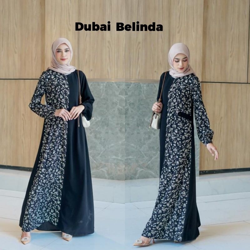 Jual Abaya Dubai/ Abaya hitam/ jetblack/Belinda/busui/jumbo/abaya murah ...