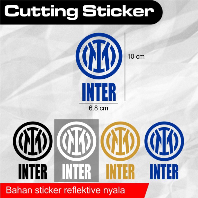 Jual STICKER CUTTING LOGO BOLA INTER MILAN STIKER MOBIL MOTOR | Shopee ...